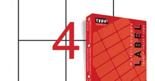 Αυτοκόλλητες Ετικέτες A4 105 x 148,5 mm 100φ λευκές